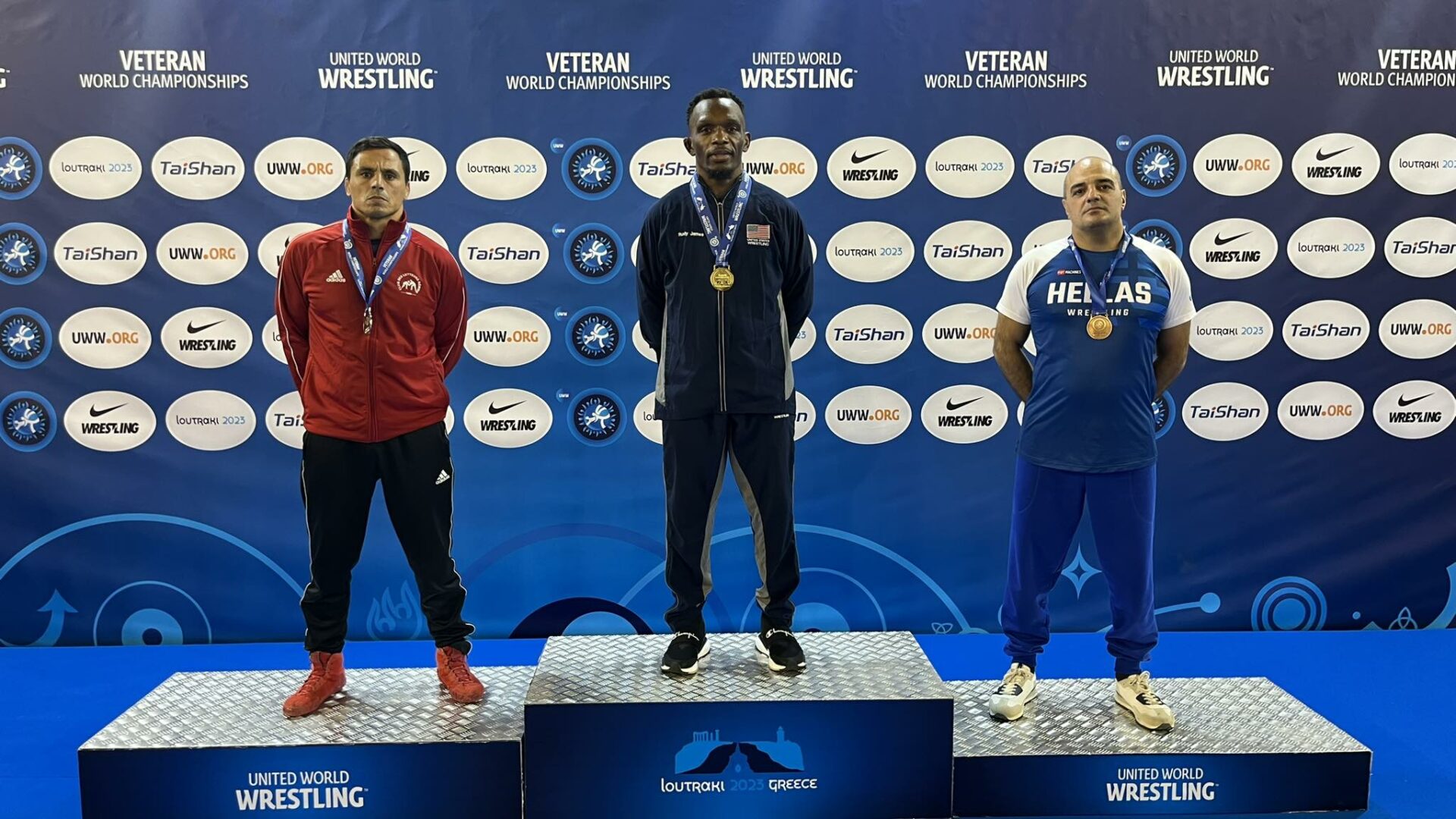 Greek celebrations for two medals at the second day of World Veterans ...
